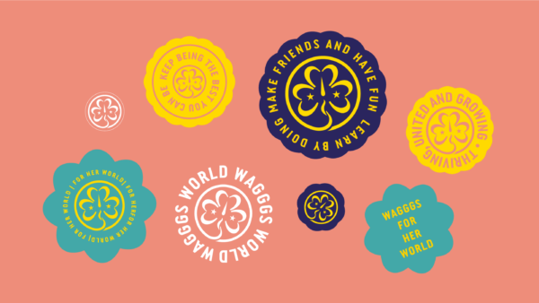 A vibrant brand for World Association of Girl Guides and Girl Scouts